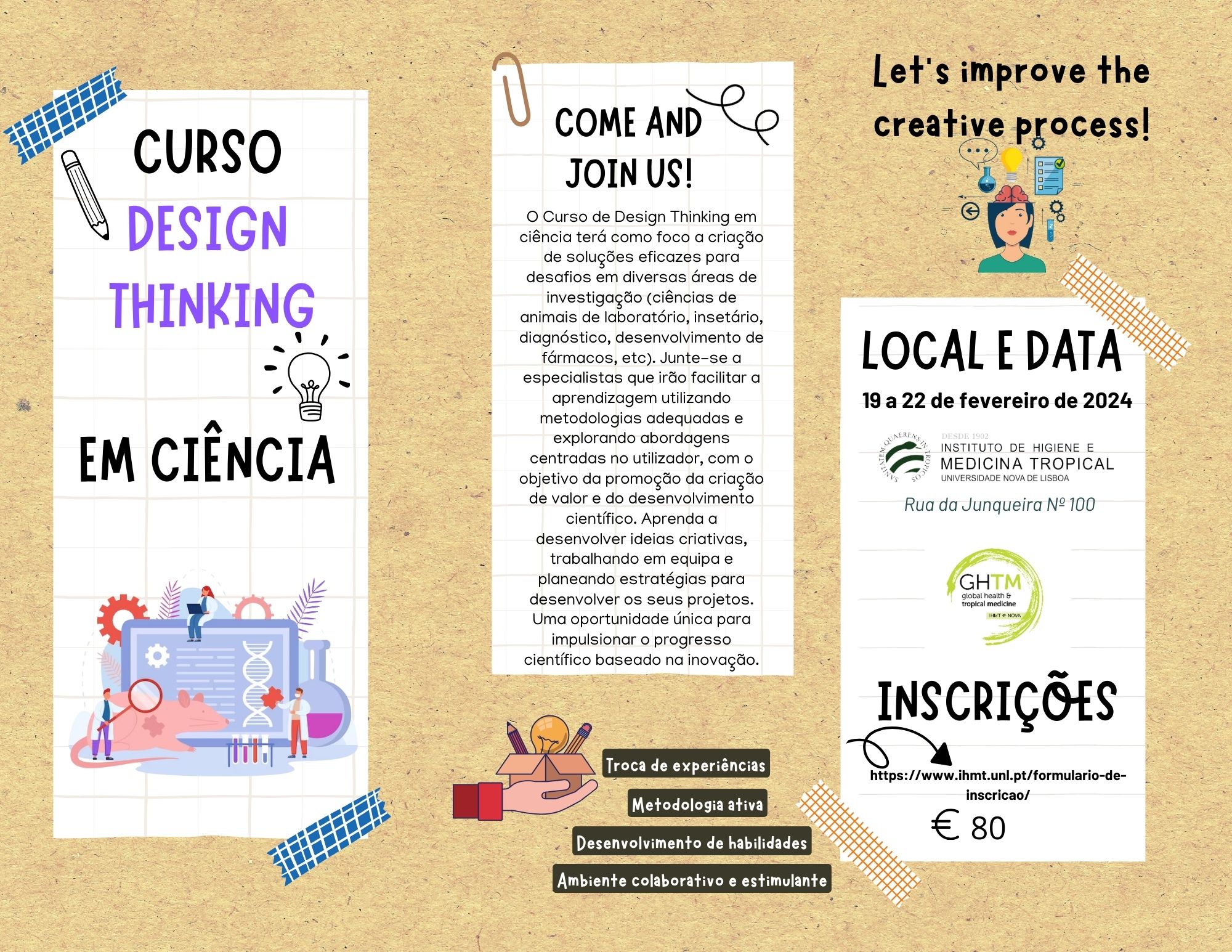 Curso Design Thinking em Ciência - IHMT